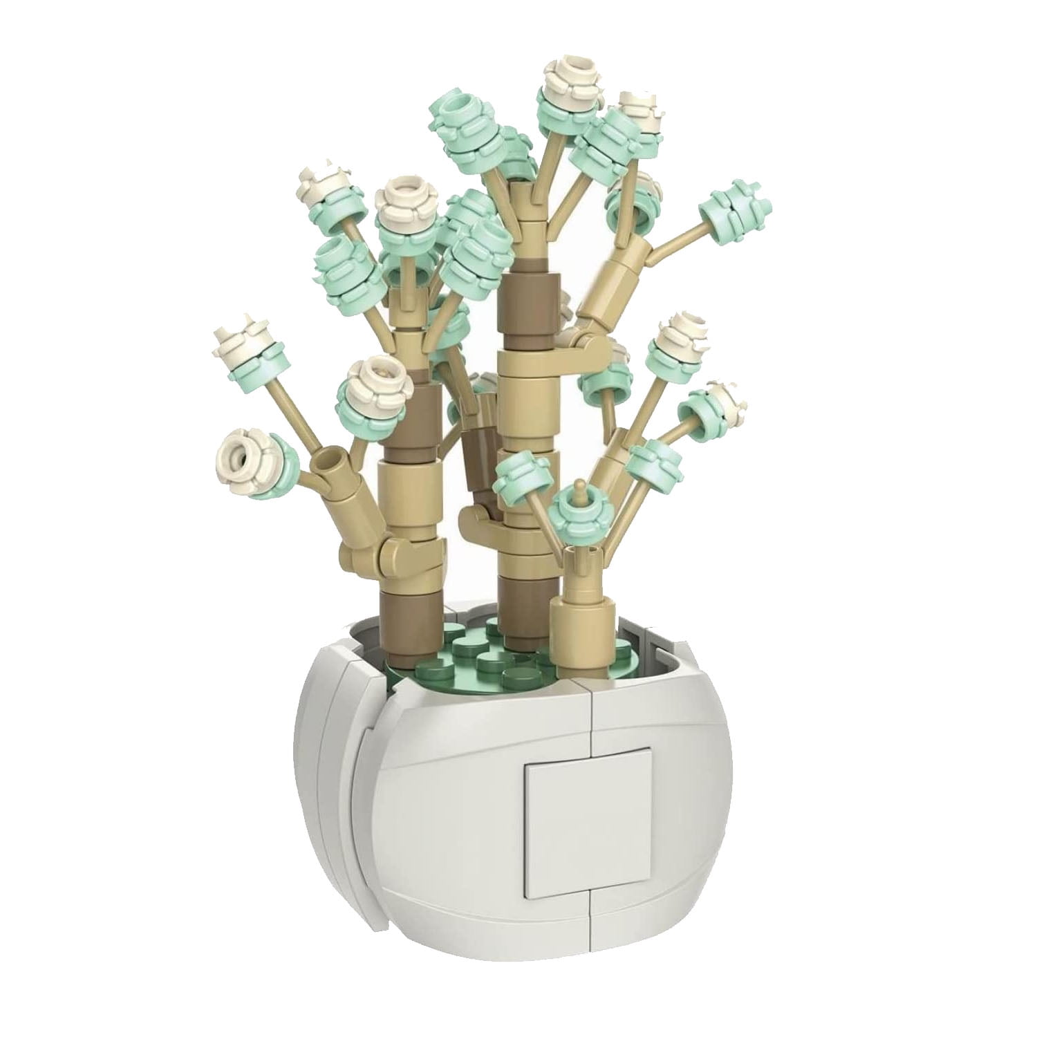 Bonsai Building Set with Flowers, Home Décor Accessory for Adults, Botanical Collection ...