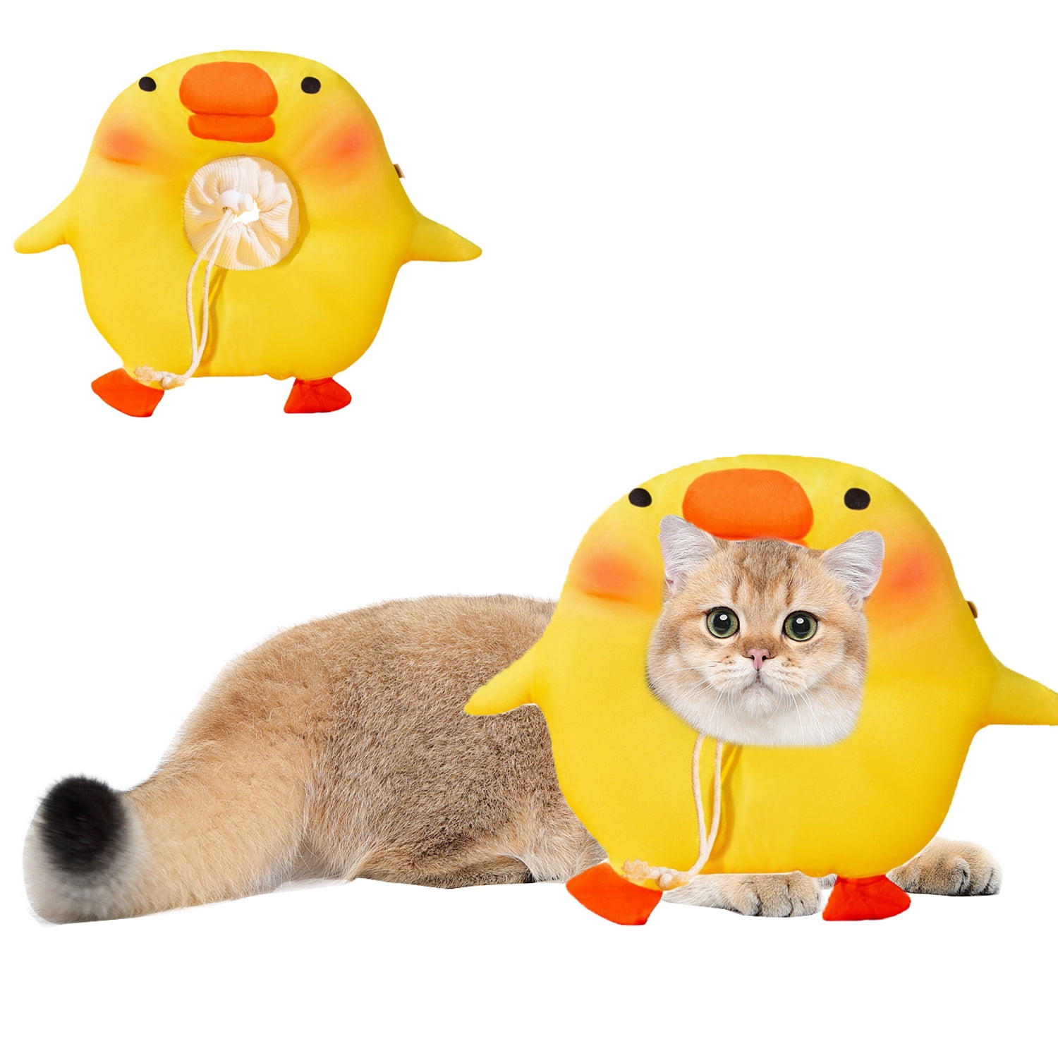 Cat Recovery Collar, Adjustable Pet Cone Collar After Surgery, Anti ...