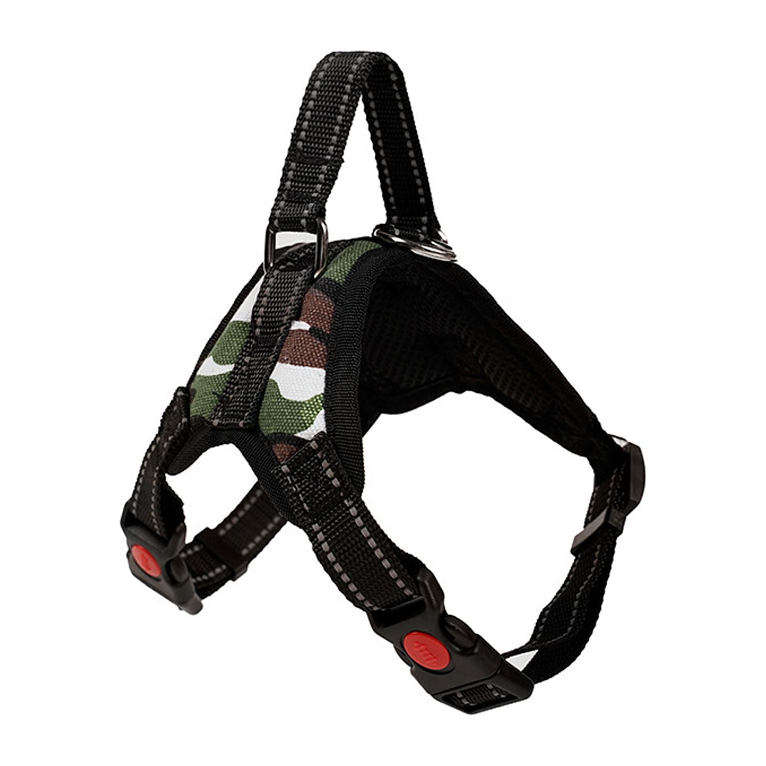 Dog Harness with Handle, No Pull Step in Reflective Dog Harness Vest ...