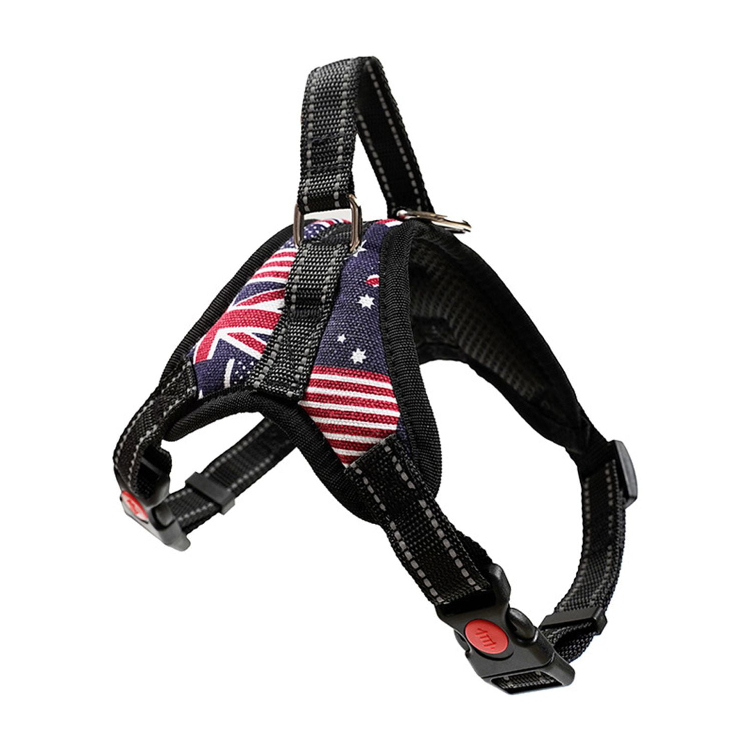Dog Harness with Handle, No Pull Step in Reflective Dog Harness Vest ...