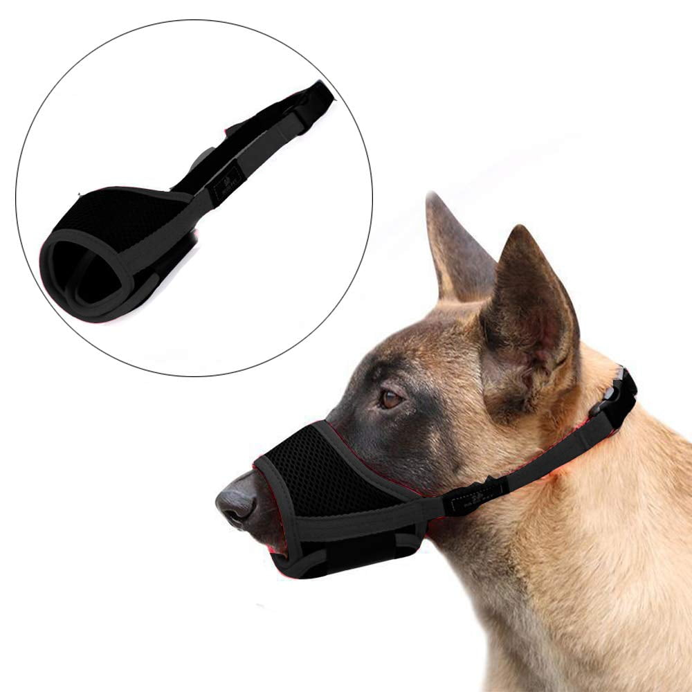 Dog Muzzle Dog Mouth Cover Adjustable Pet Anti-Biting Anti-Barking for ...