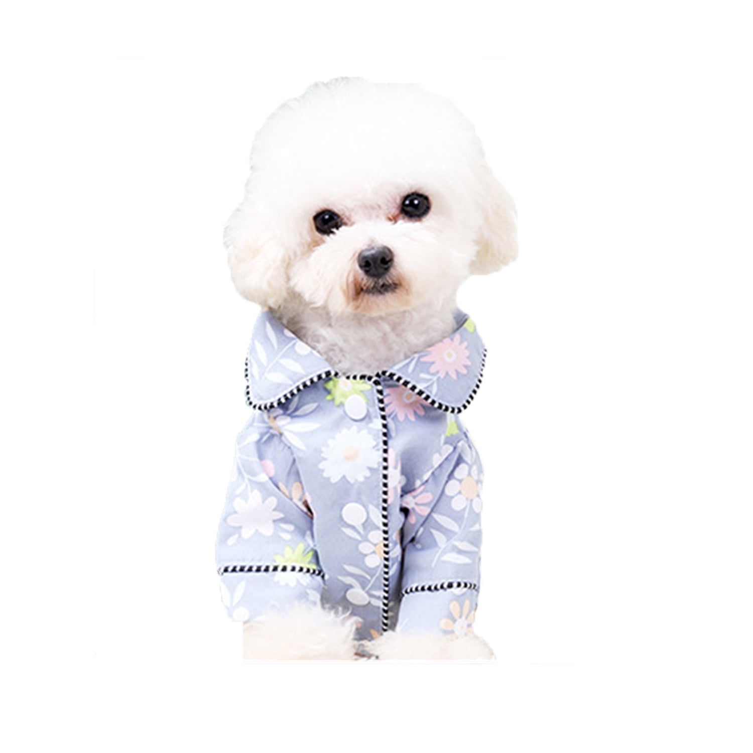 Dog Pajamas, Dog Two-Legged Sleepwear Loungewear, Pet Shirts PJS for ...
