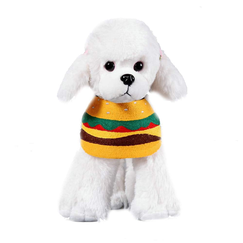 BT Bear Pet Bibs, Lovely Dog Adjustable Bib Bandana Cotton Saliva Towel ...