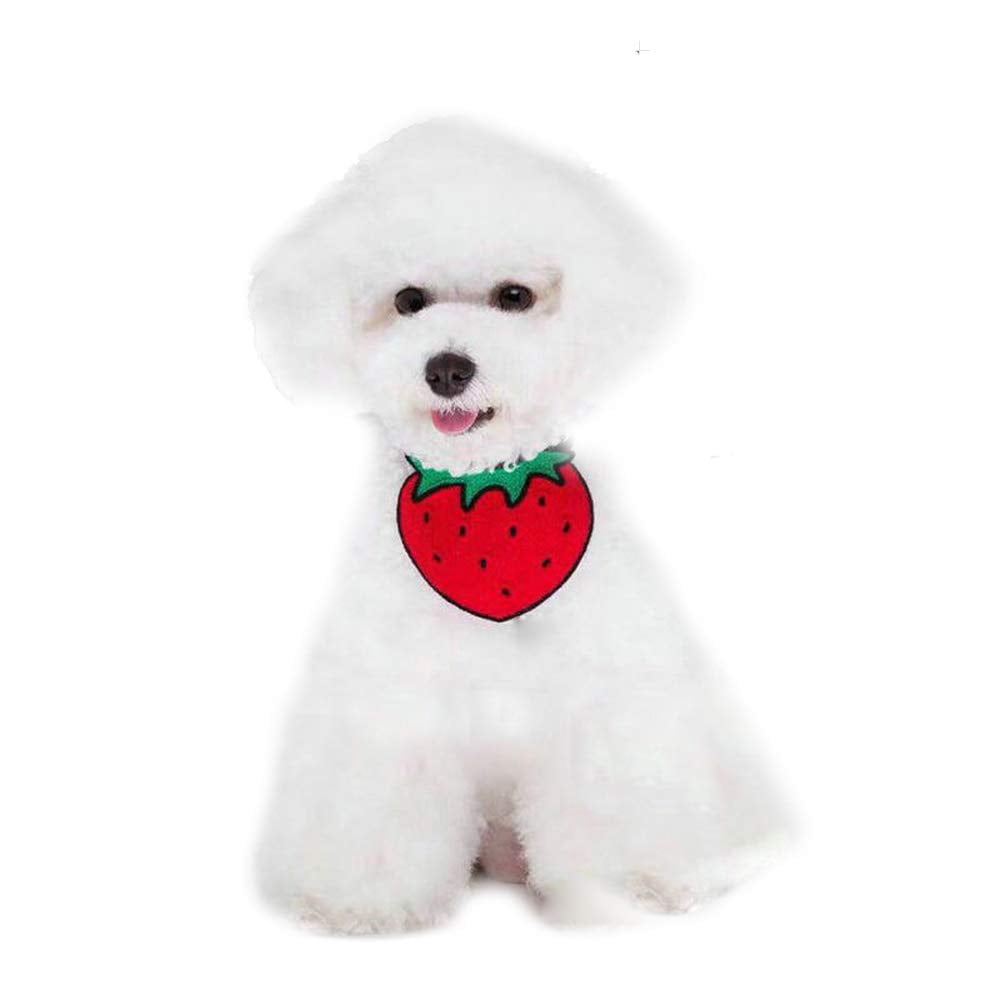 BT Bear Pet Bibs, Lovely Dog Adjustable Bib Bandana Cotton Saliva Towel ...