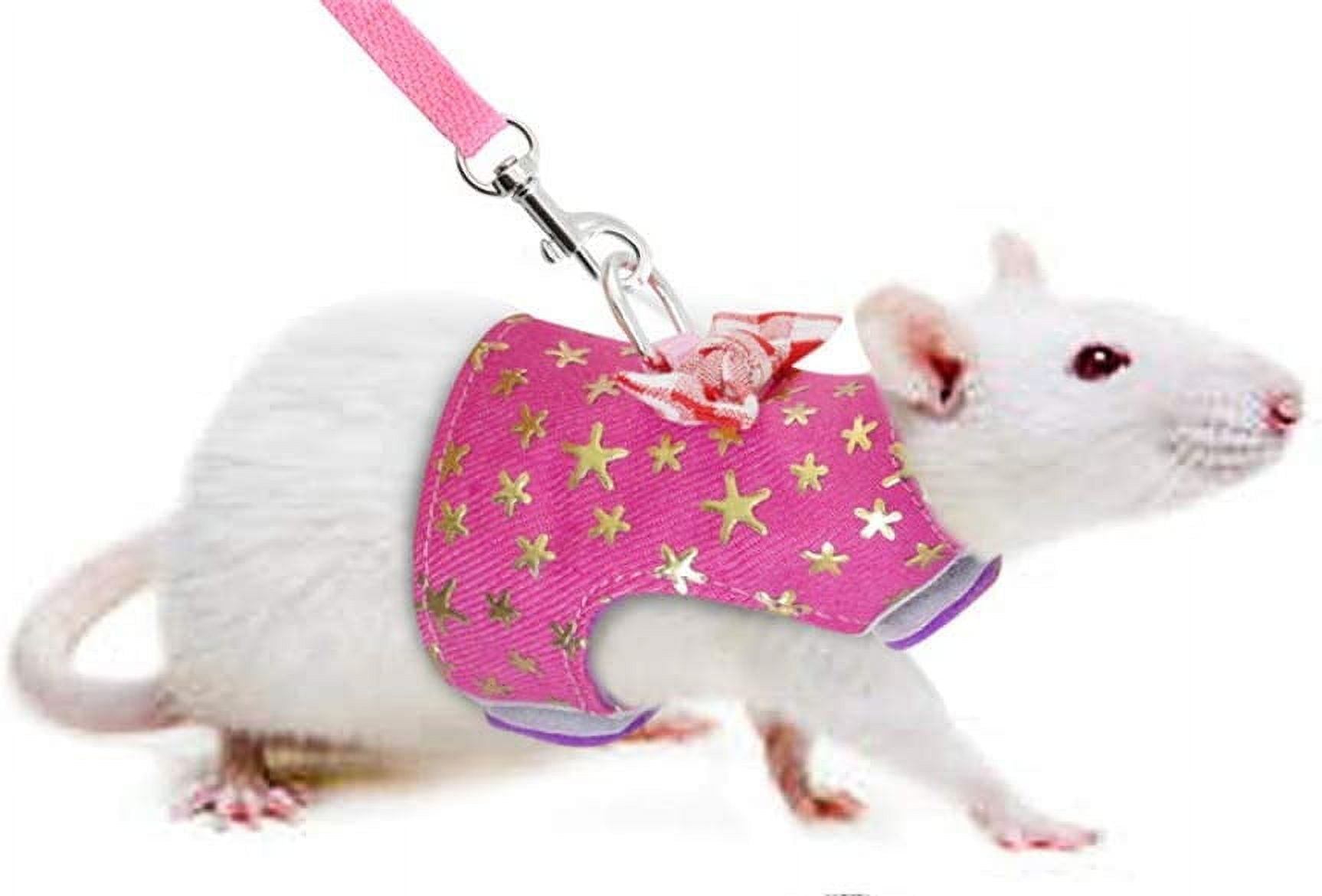 Pet Harness, Small Rabbit Harness Leash Bowknot Stripe Plaid Strap ...