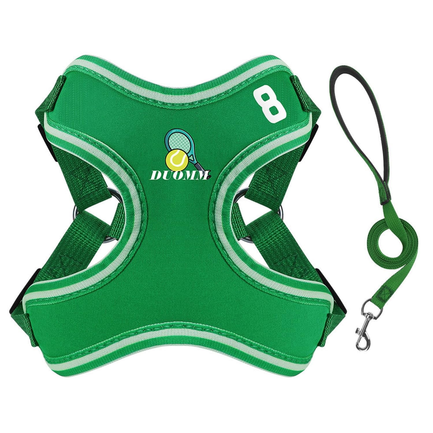 Small Dog Harness Vest with Leash Set, Sports Style No Pull Dog Vest ...