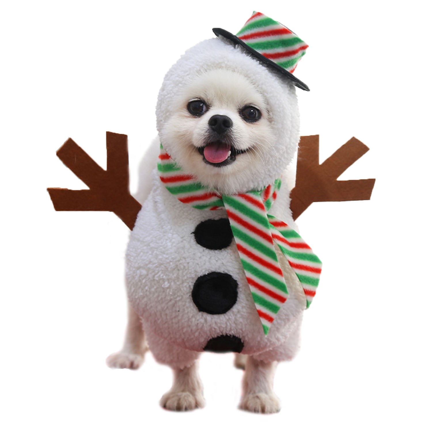 Small Dog Snowman Outfit,Dog Christmas Snowman Costum,Funny Cosplay ...