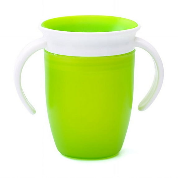 BT Can Be Rotated Learning Drinking Cup with Double Handle Flip Lid ...