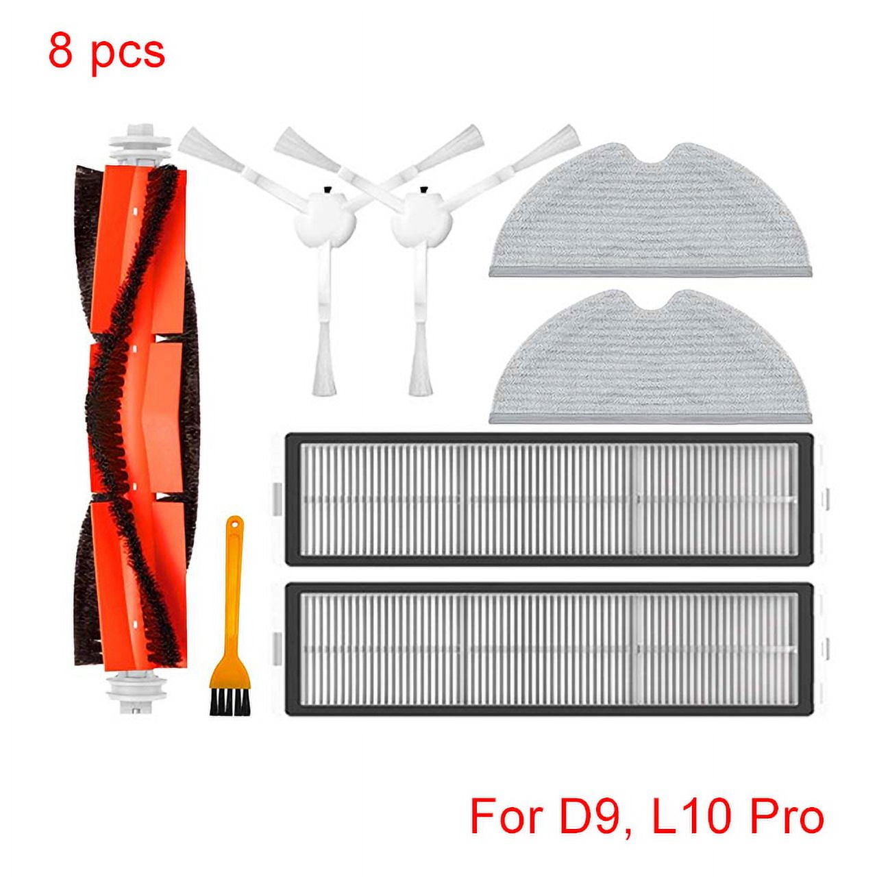 BT Finder Spare Parts Accessories Main Side Brush Mop Hepa Filter,2 ...