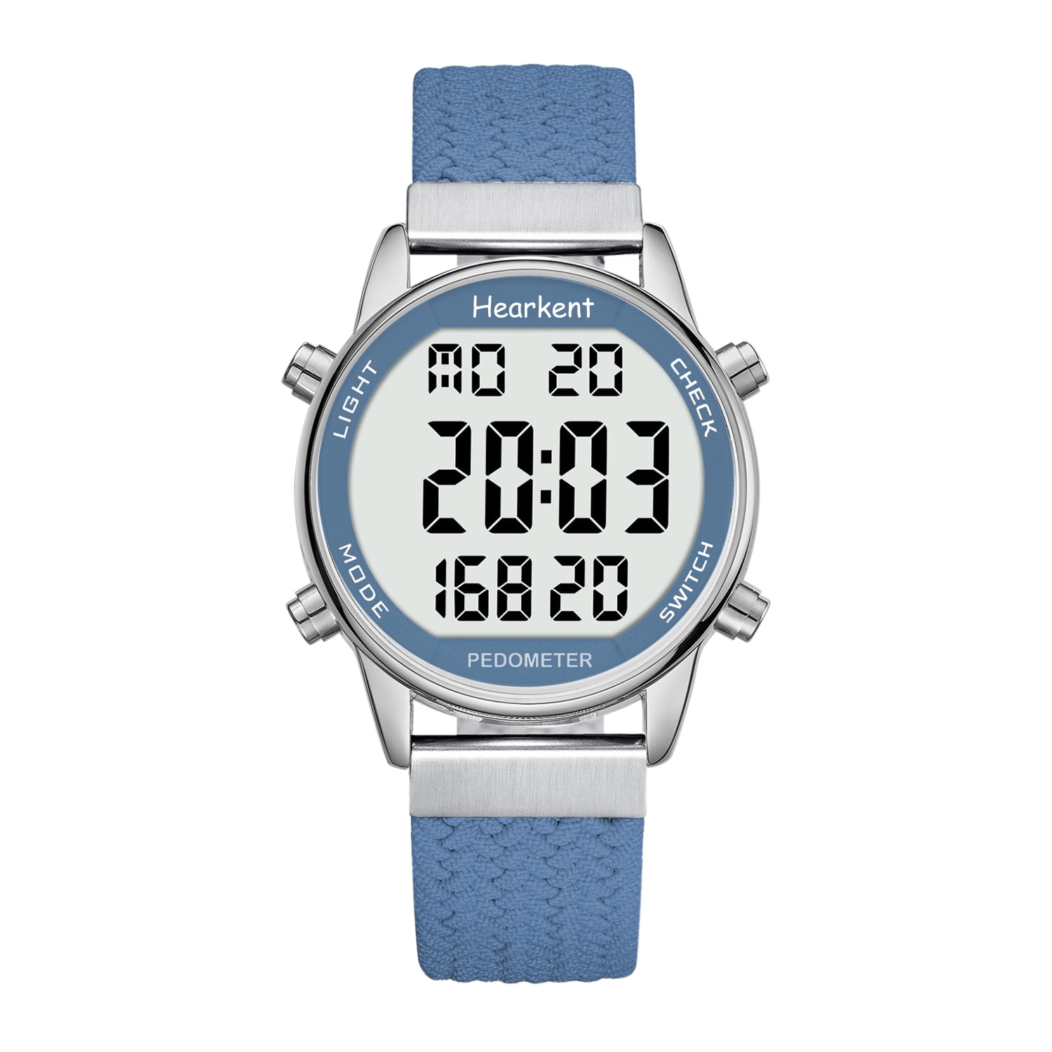BT Hearkent Pedometer Sport Watches Step Counter Watch Women Digital ...