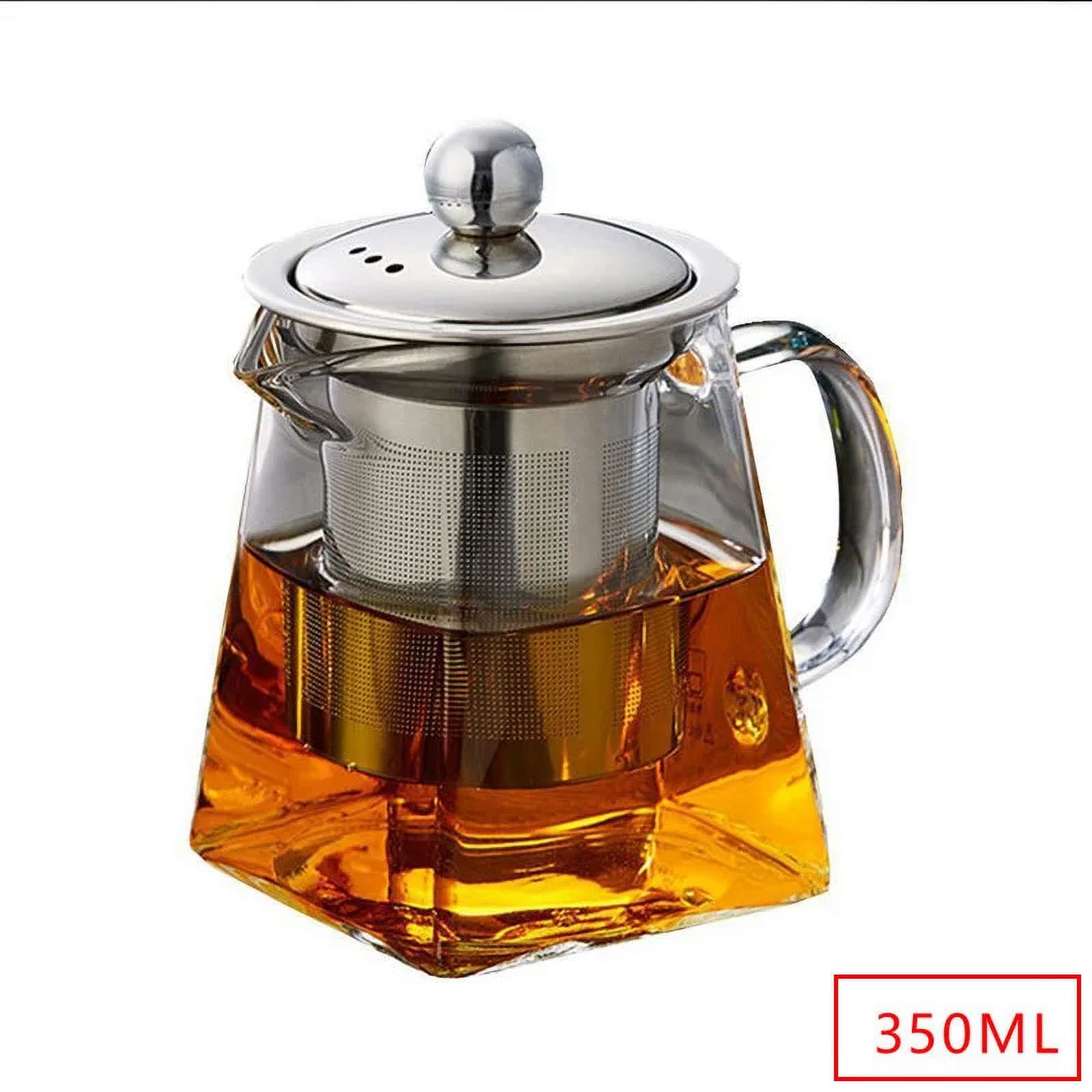 BT Heat Resistant Glass Teapot With Stainless Steel Coffee Infuser ...