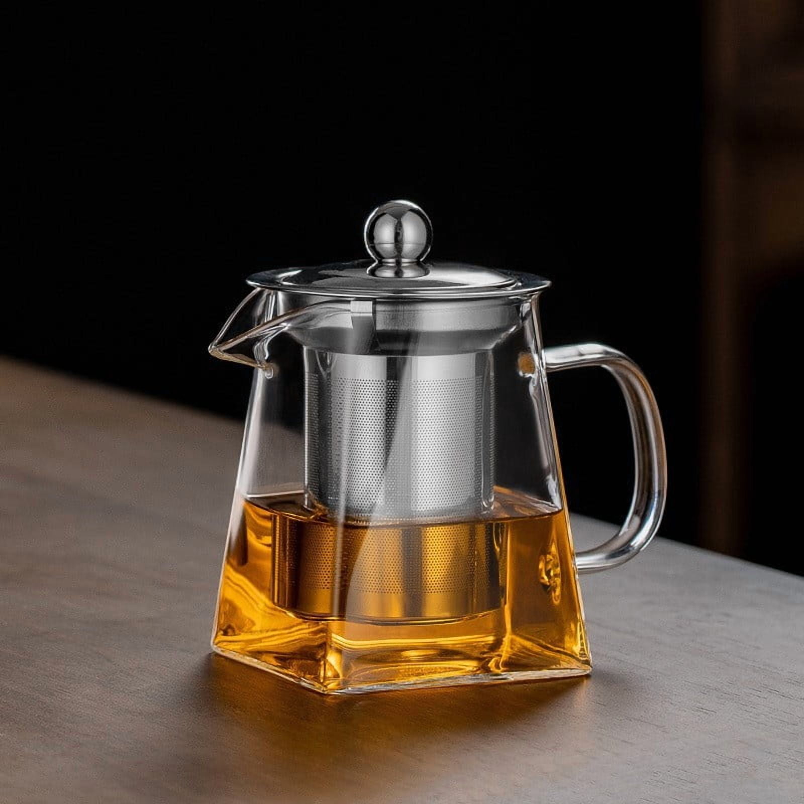 BT High Borosilicate Glass Teapot Kung Fu Tea Set Stainless Steel ...