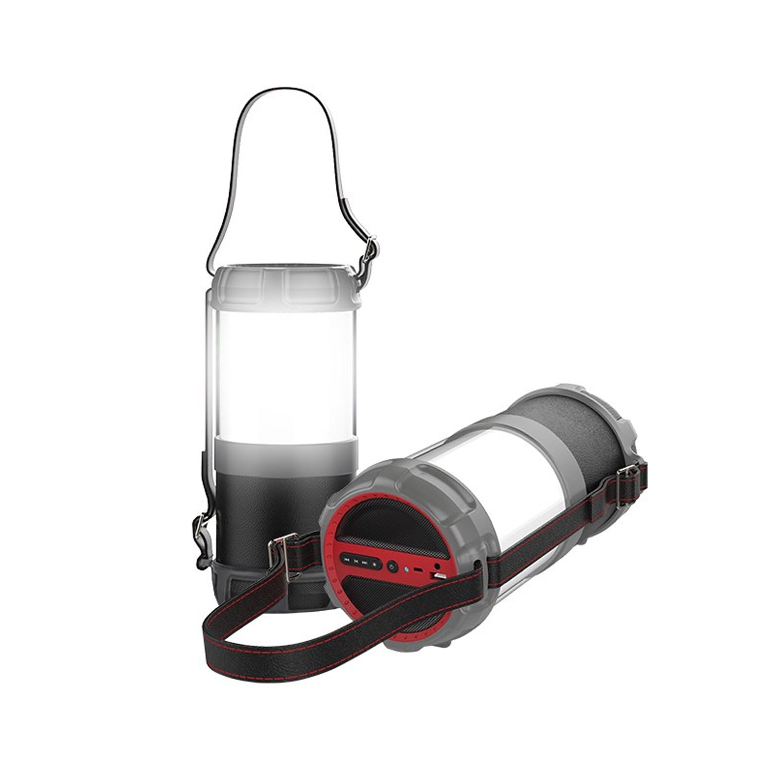 BT Media Speaker with LED Lantern Function - Black - Walmart.com