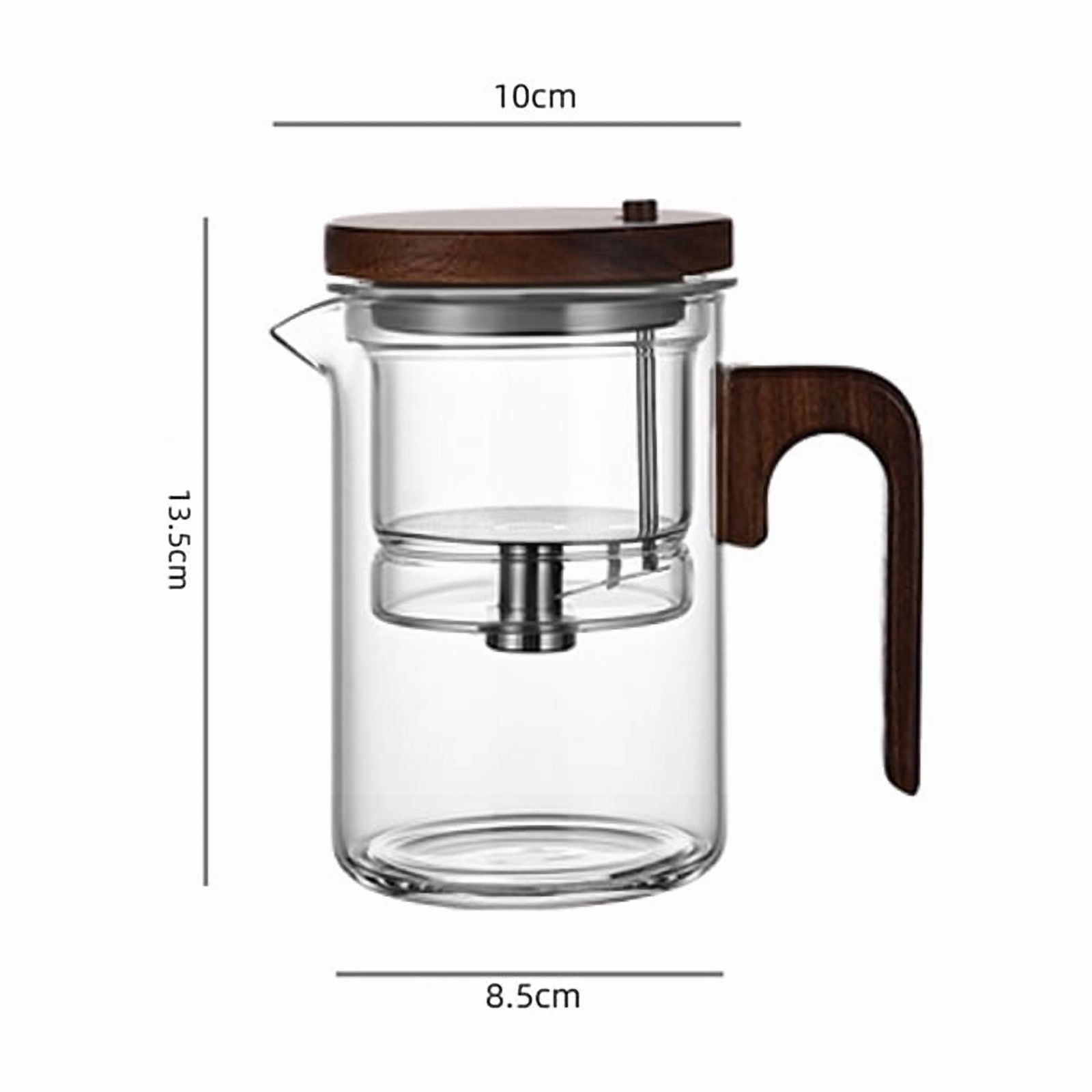 BT New Water Separation Inner Container Teapot One Click Magnetic ...