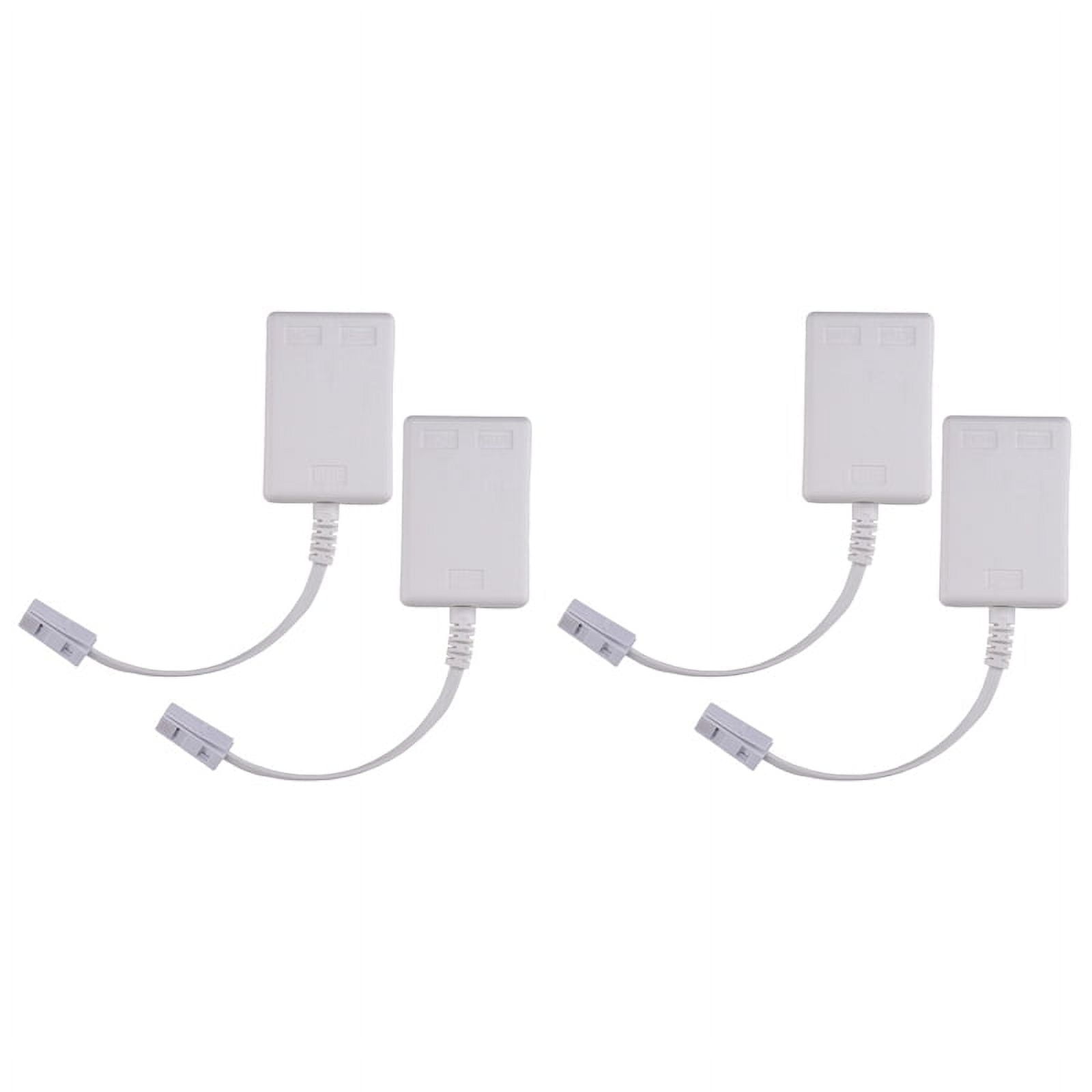 BT Plug to ADSL RJ11 Broadband Internet Microfilter Splitter 4 Pack, BT ...