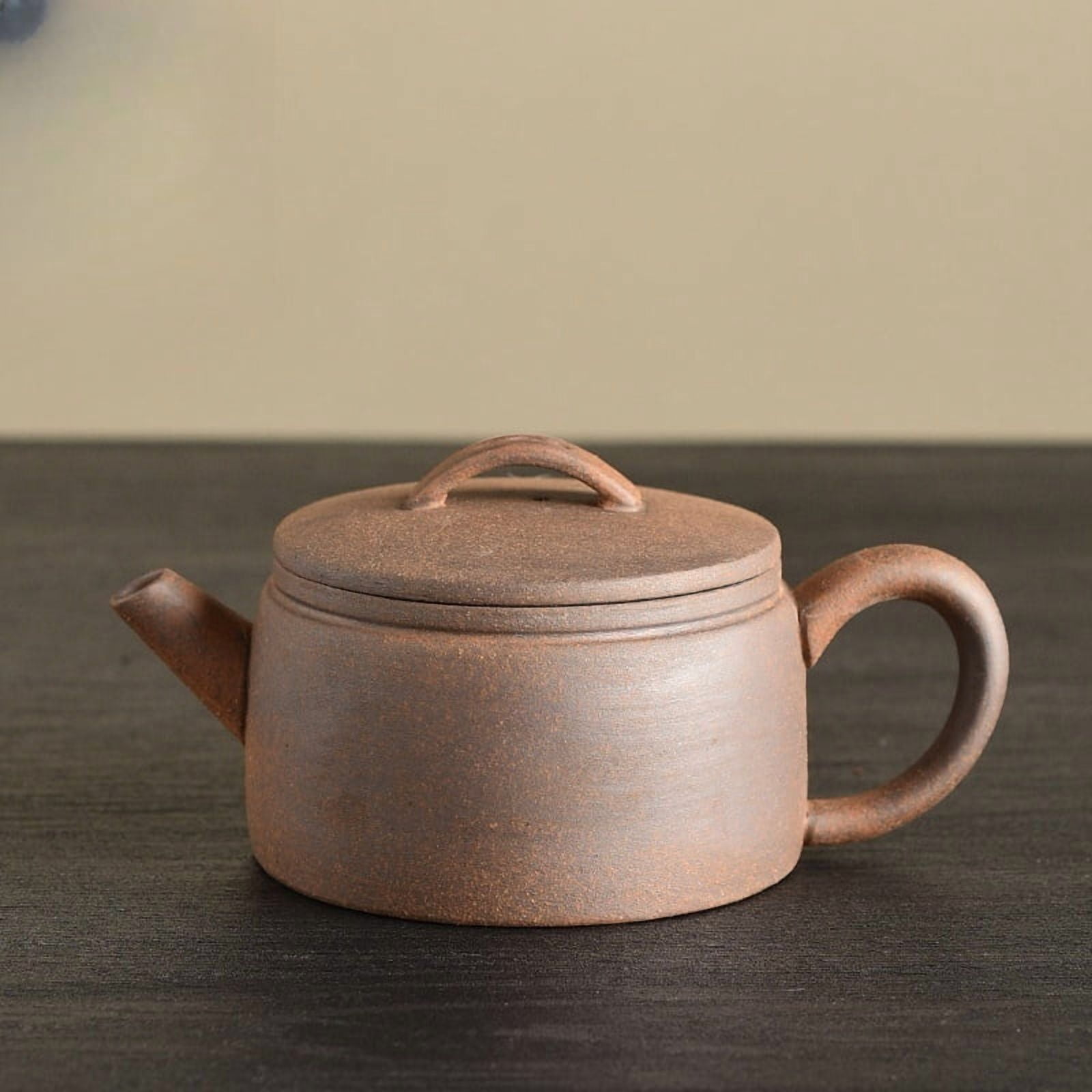 BT Raw ore rough pottery tea pot, handmade tea set, single pot, 120cc ...