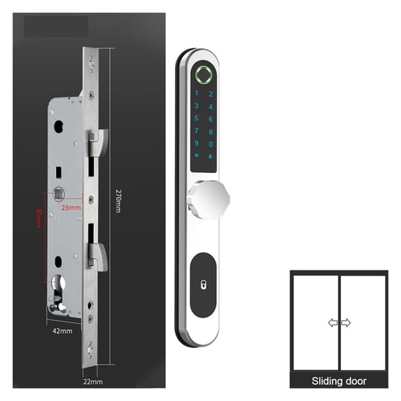 BT Smart lock for Tuya Broken bridge fingerprint lock Biometric ...