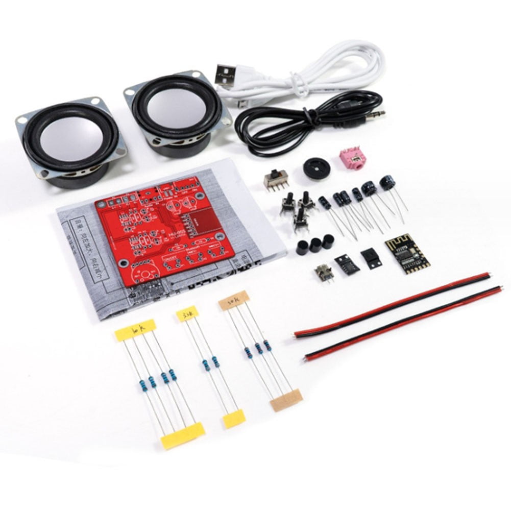 BT Speaker DIY Kit Audio Speaker Circuit Board Electronic Welding ...