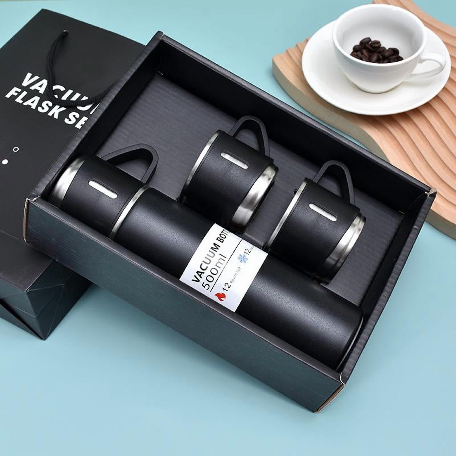 BT Stainless Steel Vacuum Flask Gift Set Office Business Style Thermos ...