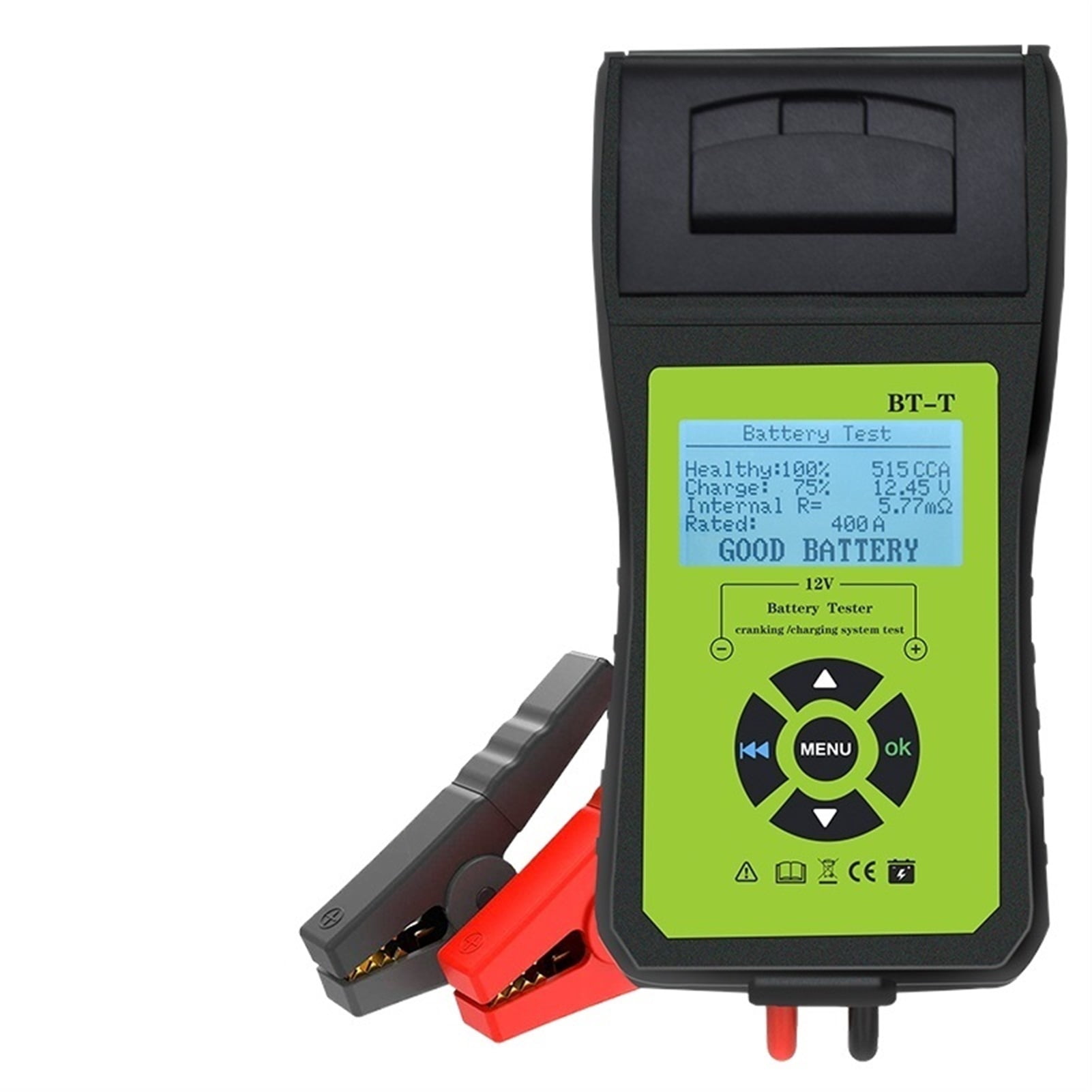 BT-T Car Battery Tester Battery System Analyzer with Printer ...