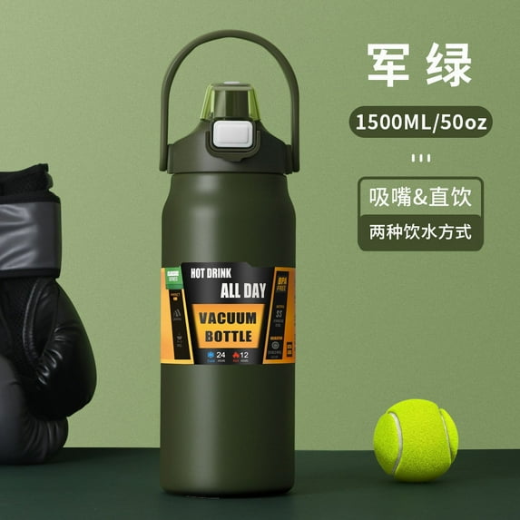 BT Vacuum Insulated Thermos Water Bottle BPA-Free Stainless Steel Water ...