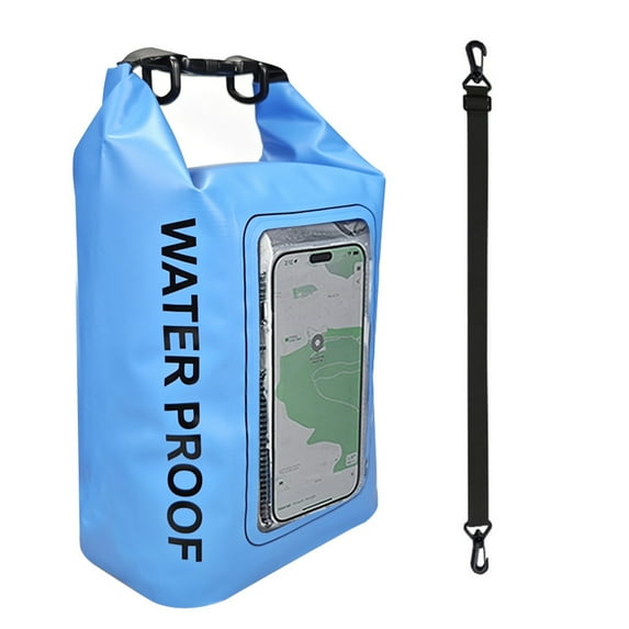 BT Waterproof Dry Bag 5L 2L Phone Pouch Touchscreen Floating Shoulder ...