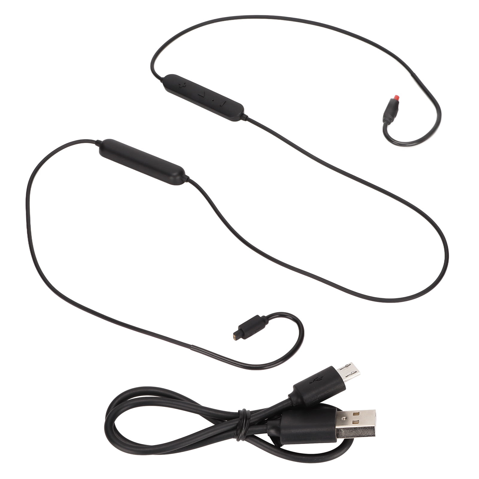 BT Wireless MMCX Adapter Cable Rechargeable Low Latency Headphone Cable with Microphone and ...