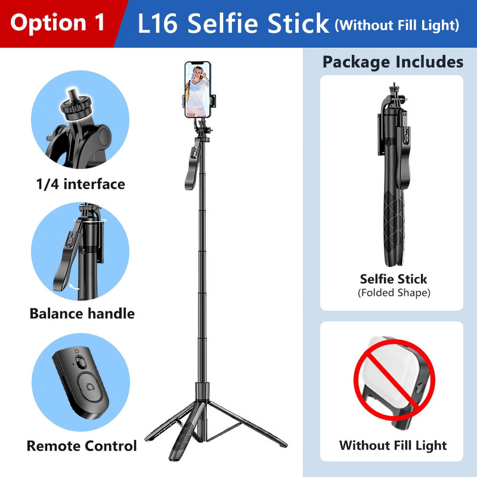 BT Wireless Selfie Stick Tripod Stand Foldable Monopod for Gopro Action Cameras Smartphones ...