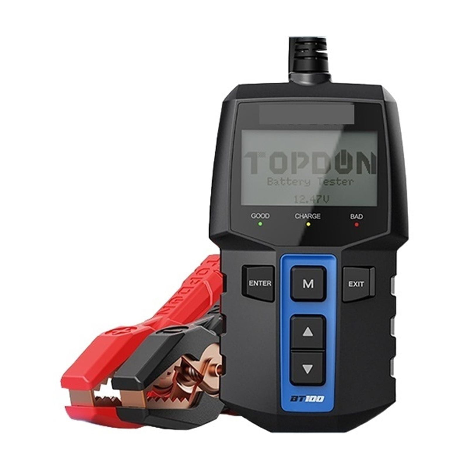 BT100 Car Battery Tester Charger Analyzer 12V 2000CCA Voltage Battery ...