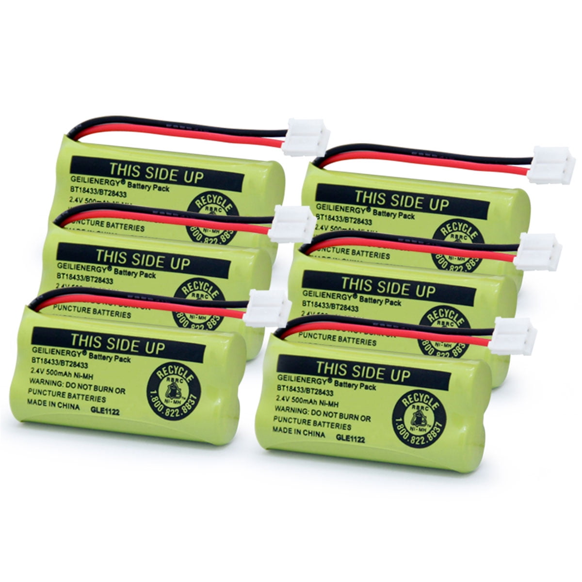 Geilienergy Battery Pack for BT18433/BT28433 BT8300 BT1011 Cordless ...