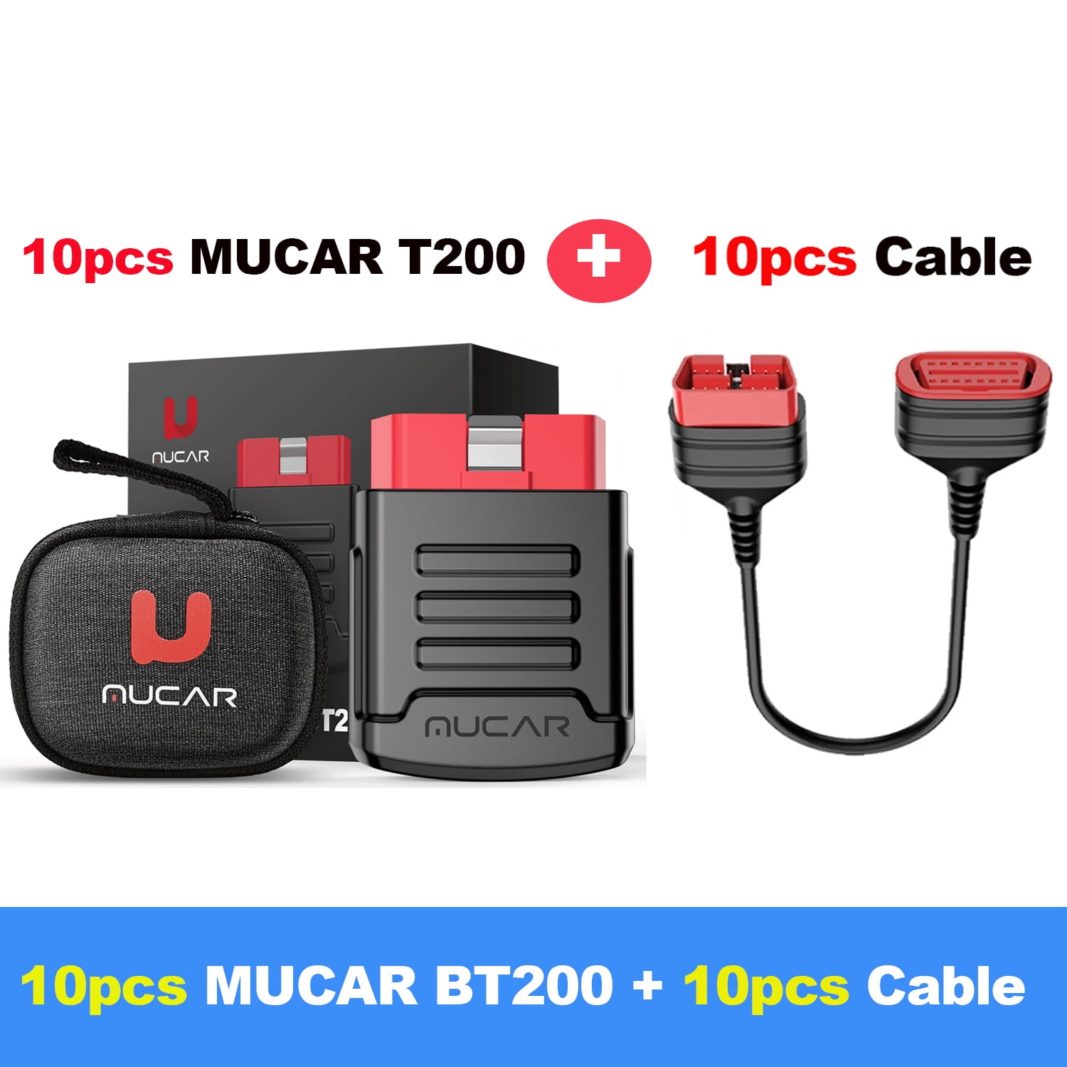 BT200/BT200 Pro OBD2 Scanner Diagnostic Tool Bluetooth, Full System ...