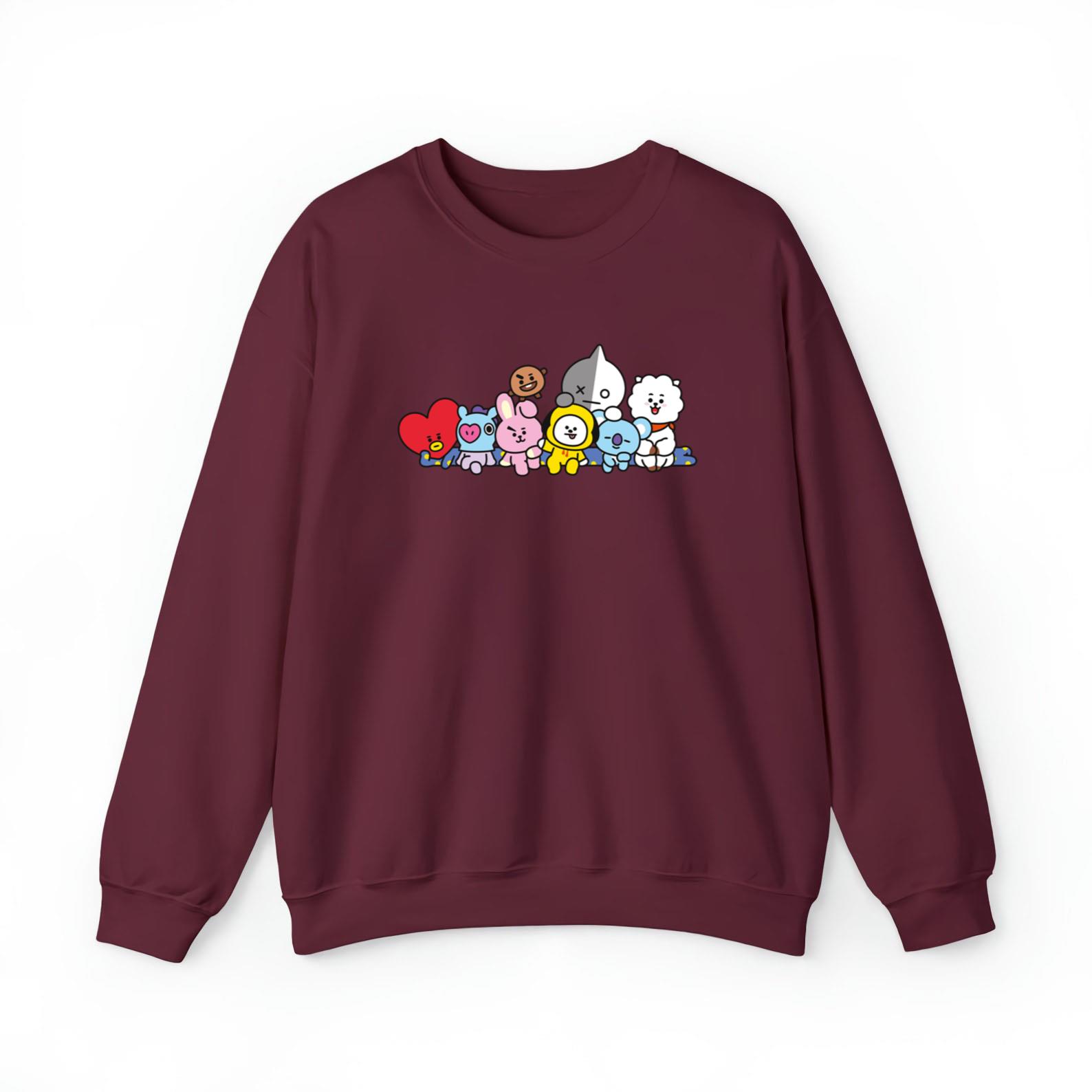 BT21 Characters Shirts,Korean-Pop Shirts,BTS Symbol, Kpop Shirt, Bts ...