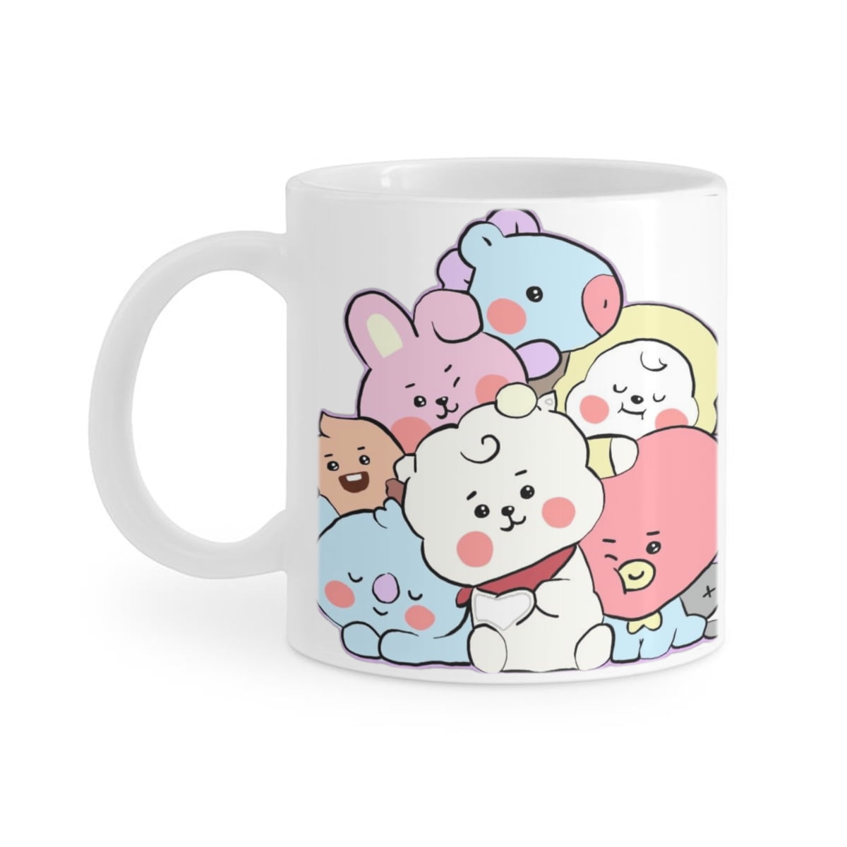 BT21 Cute Coffee and Tea Mug Ceramic coffee cup Ceramic Coffee Mugs for ...