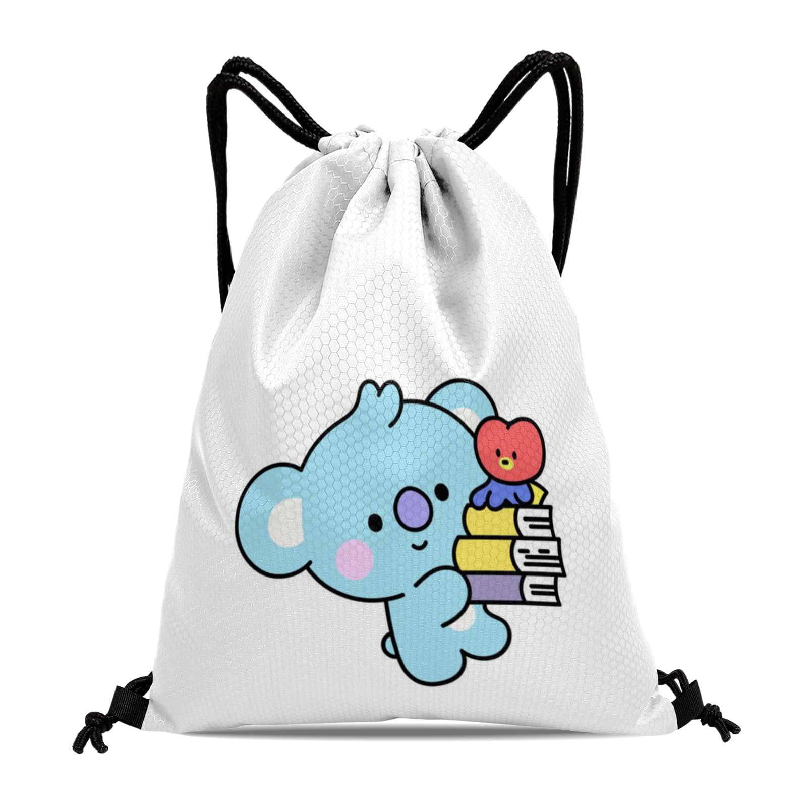 BT21 Drawstring Bag:Waterproof design, suitable for fitness, hiking ...