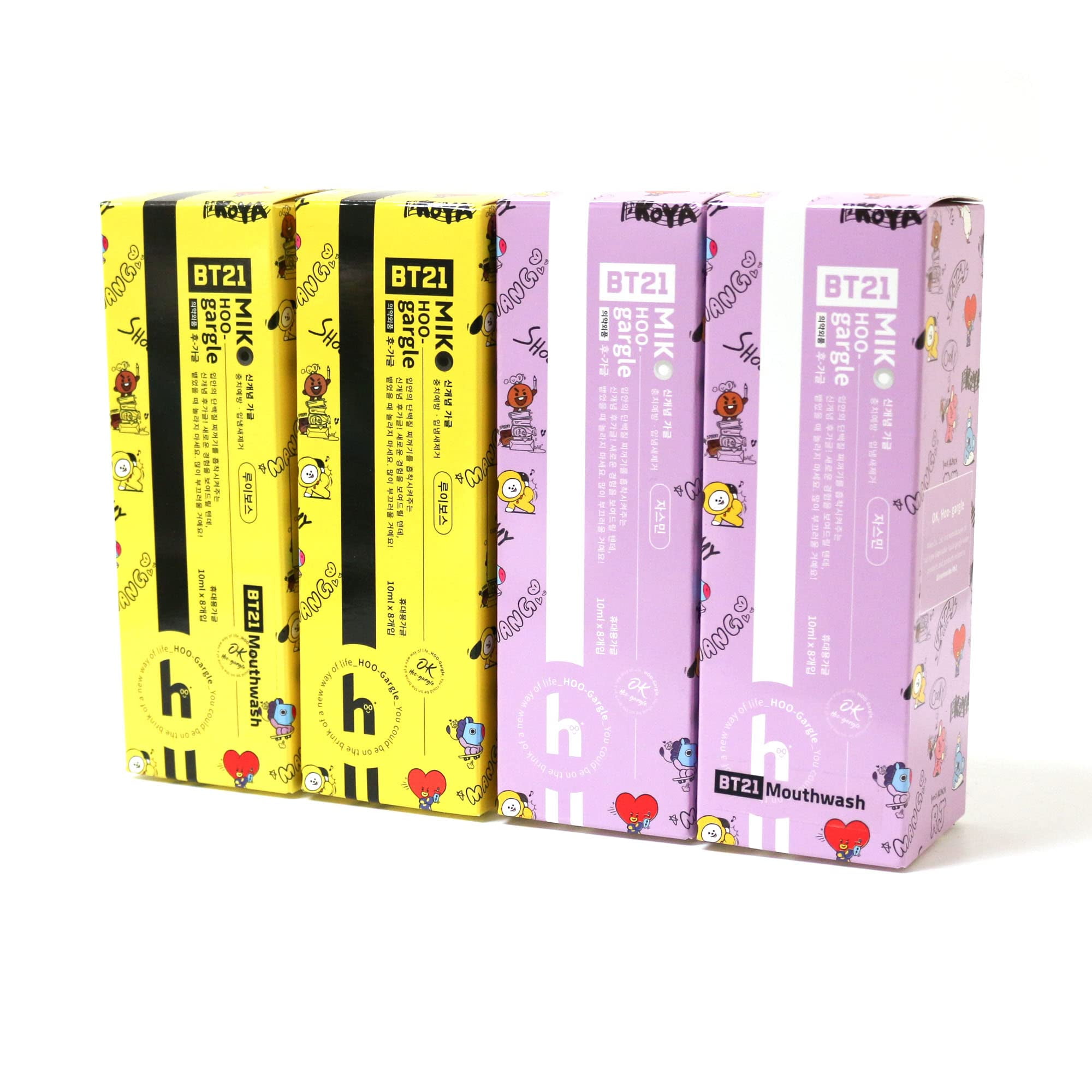 BT21 Hoo Mouthwash Single MSF2 Size Mouthwash Fresh Breath on The go ...