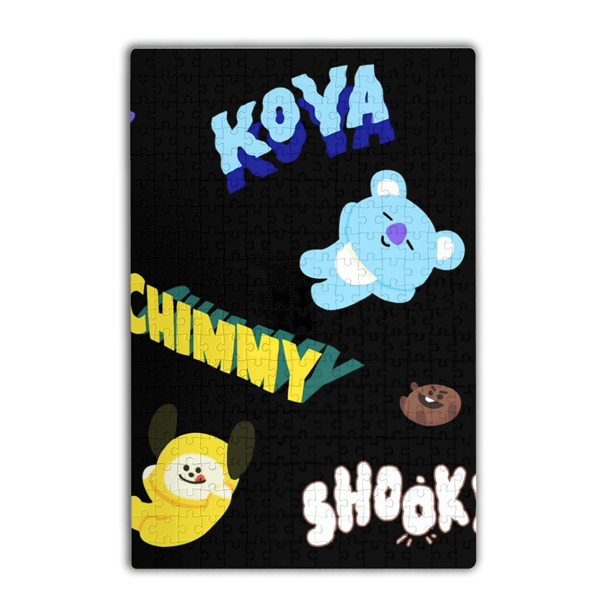 BT21 Jigsaw Puzzle 300 Pieces, Cartoon Perfect Interlocking Dust-Free ...