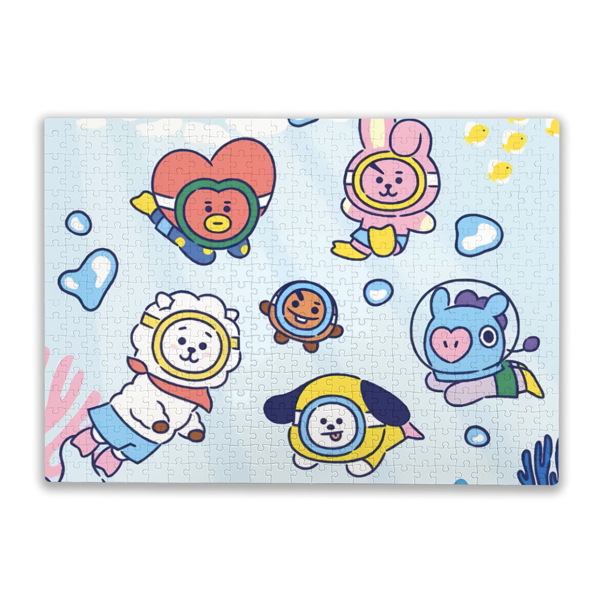 BT21 Jigsaw Puzzle 500 Pieces, Cartoon Perfect Interlocking Dust-Free ...