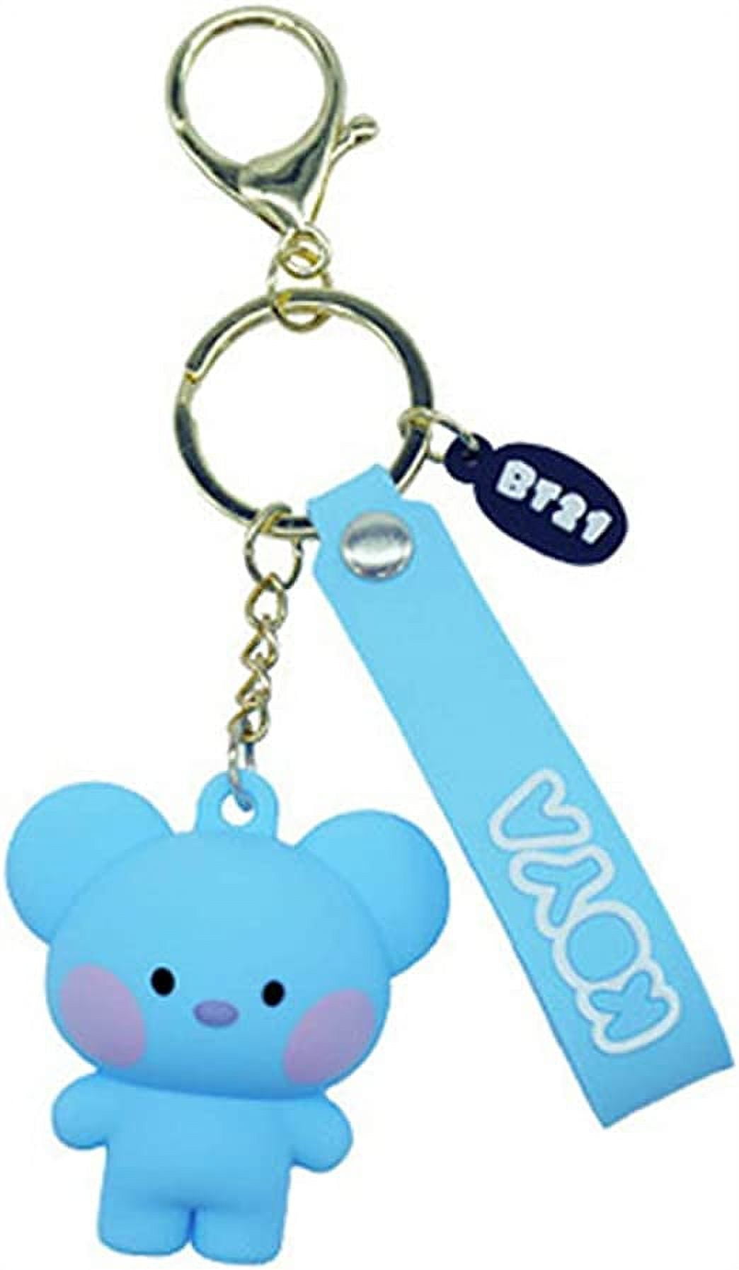 BT21 Minini Figure Keyring Keychain with Name Strap by BTS - KOYA - Walmart.com