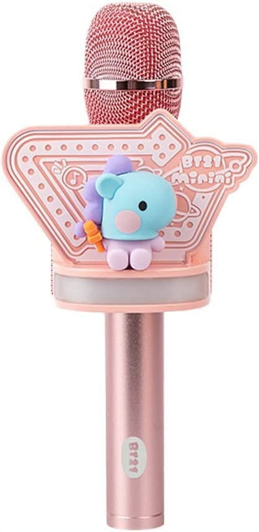 BT21 Minini LED Bluetooth Wireless Mic & Speaker with Name Plate (Mang ...