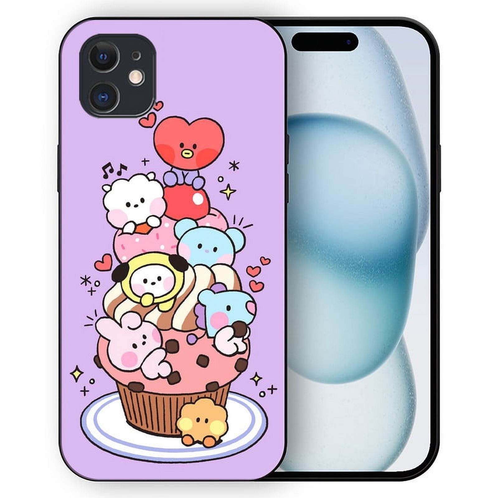 BT21 Phone Case,compatible with iPhone 11 Phone case,featuring a print ...