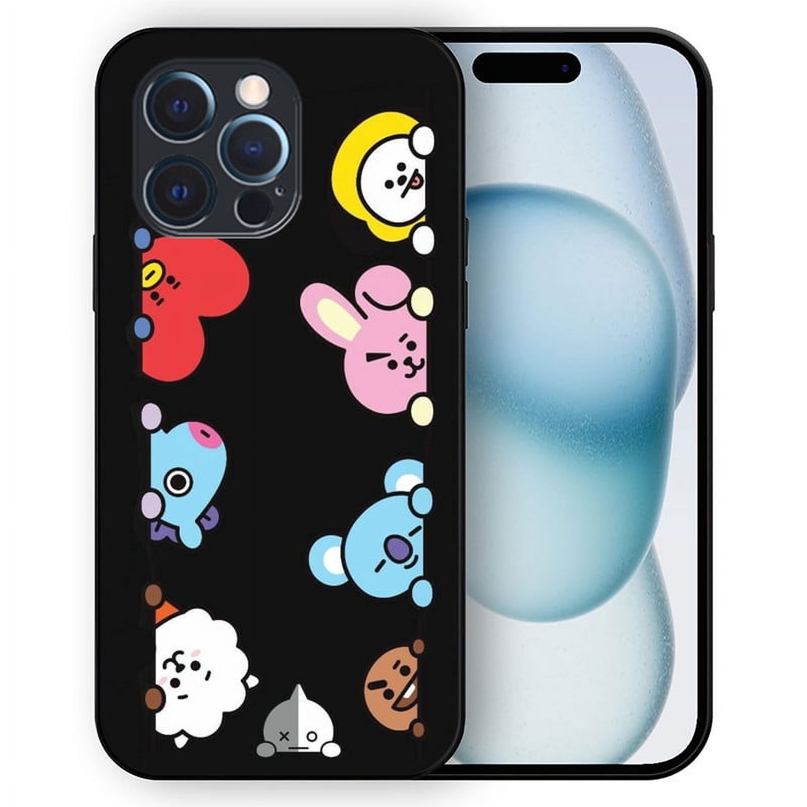 BT21 Phone Case, for iPhone 15 Pro Phone case, showcasing a print of ...