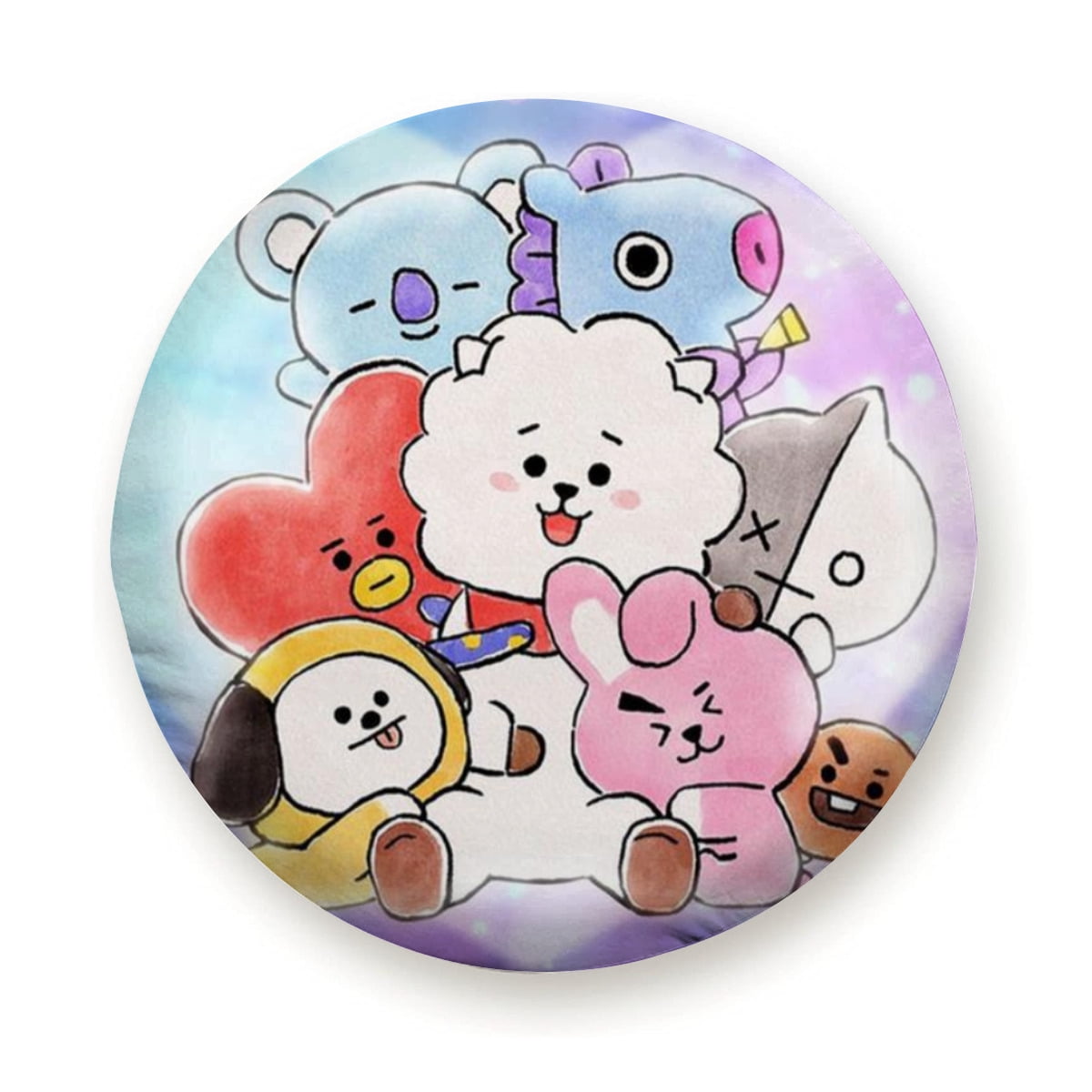BT21 Spare Tire Cover Universal Tire Cover Dustproof Tire Protector ...