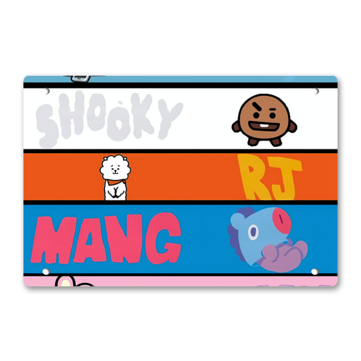 BT21 Vintage Metal Tin Sign Retro Garage Sign Wall Decor 8×12 Inch ...