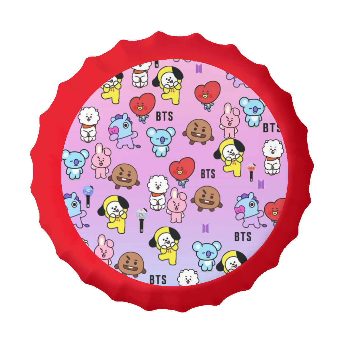 BT21 Wall Decorative Retro Beer Bottle Cap Creative Metal Iron Signs ...