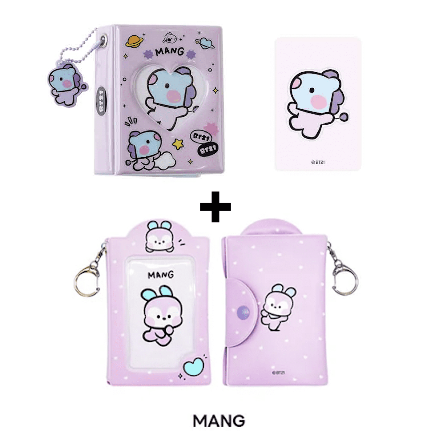 BT21 minini Photo Binder + Photocard Holder SET - MANG - Walmart.com