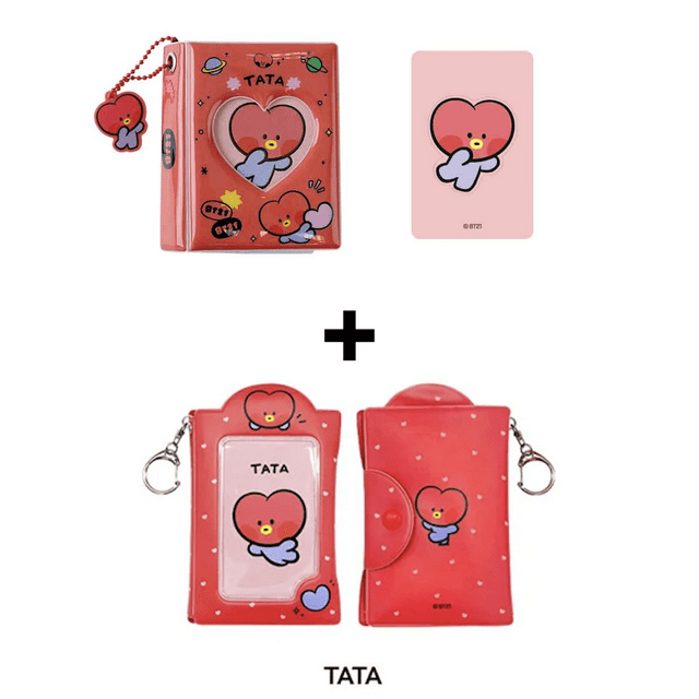 BT21 minini Photo Binder + Photocard Holder SET - TATA - Walmart.com