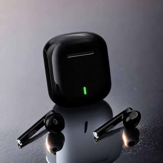 BT5.3 Hi-Fi In-Ear Earbuds, 80H Standby & Rich Bass. Touch Control ...