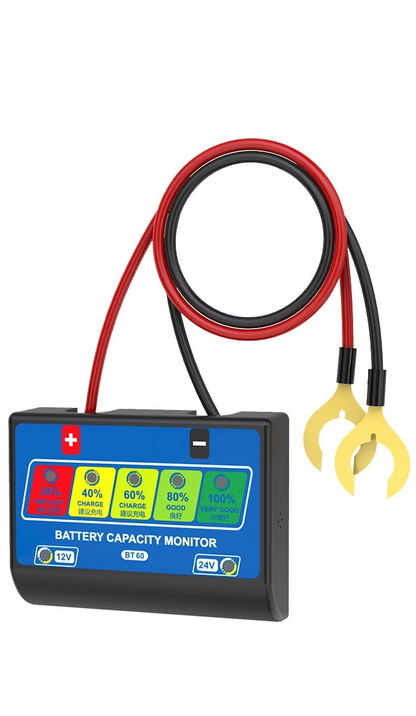 BT60 12V/24V Car Battery Tester Cranking Charging Circut Tester Battery ...