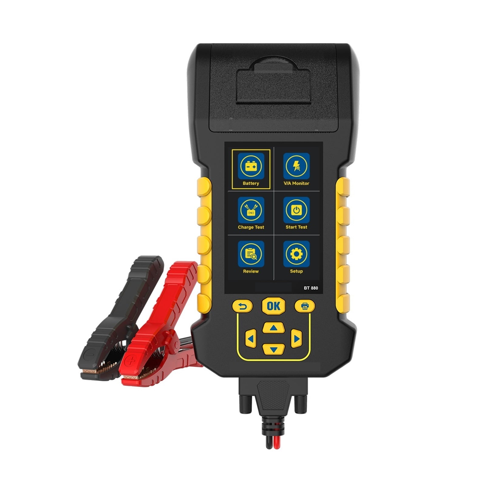 BT880 Battery Tester With Printer Battery Analyzer Tester Automobile ...