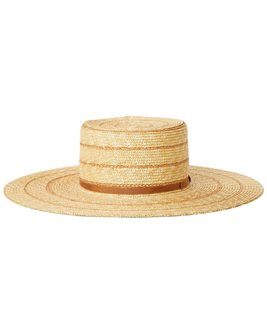 BTB Los Angeles Piper Stripe Straw Hat, l, Brown - Walmart.com